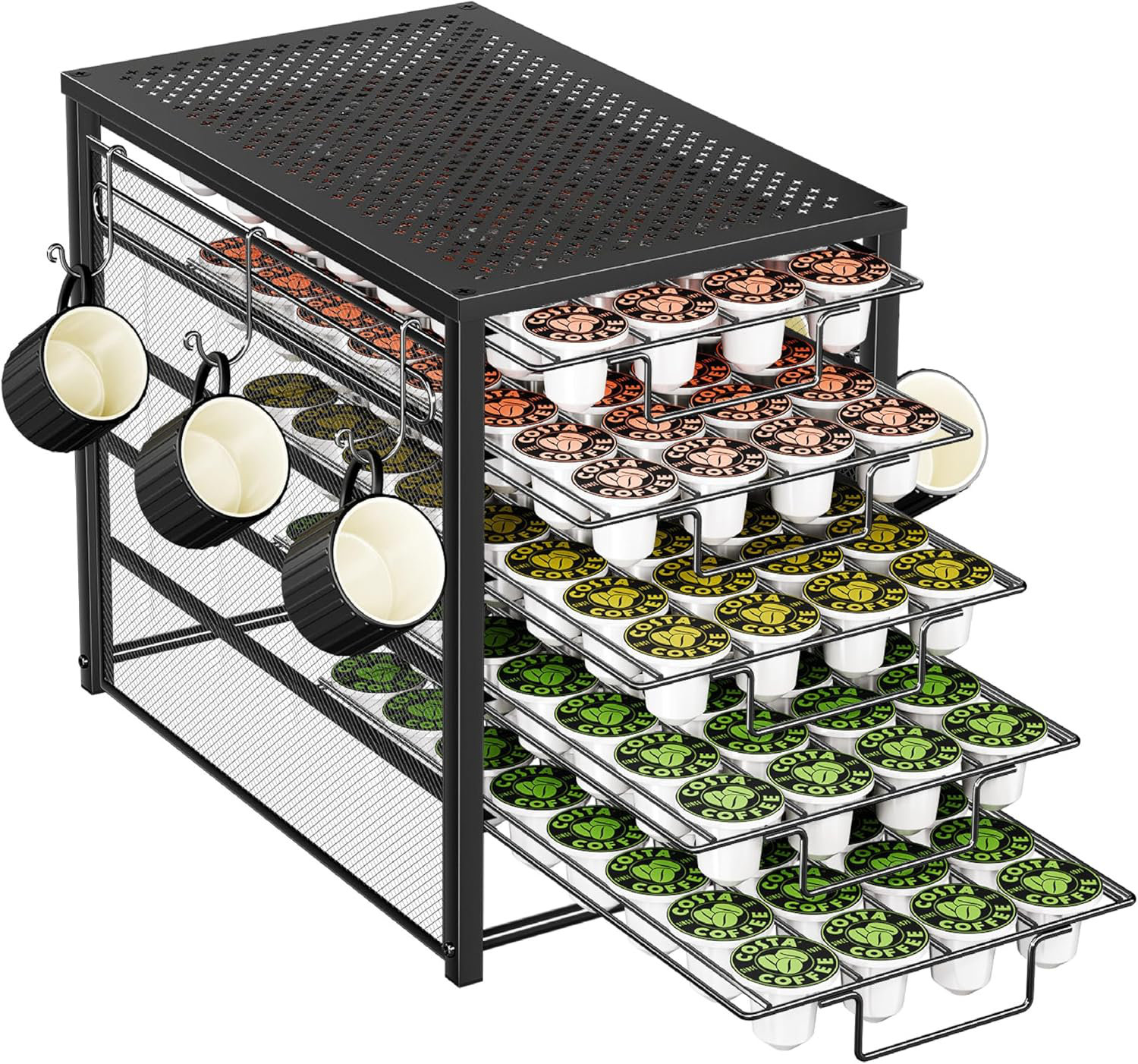 Latitude Run® Coffee Bean Packaging Capacity Rack | Wayfair