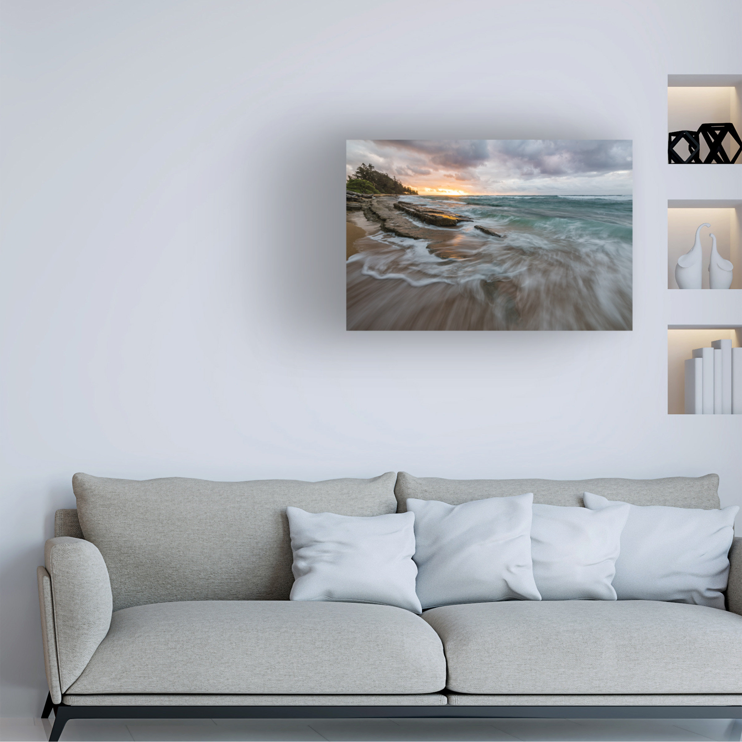 Highland Dunes Wrapped Canvas Wall Art - Jon Evan 'Morning Joe' Wall ...