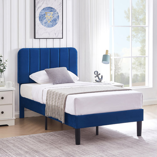 Wayfair | Blue Bed Frames You'll Love in 2023