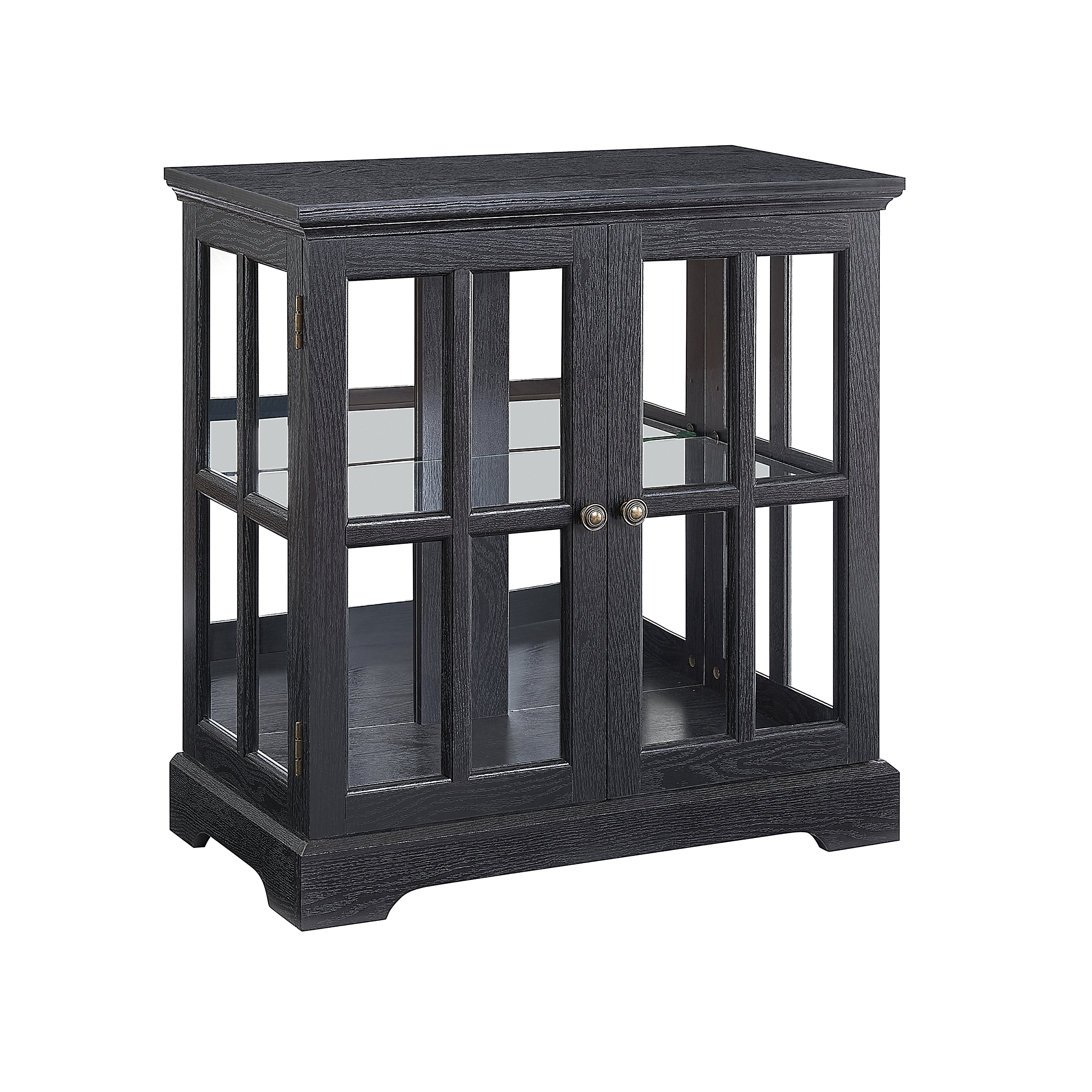 Red Barrel Studio® LED Display Cabinet, Antique Display Cabinet With ...