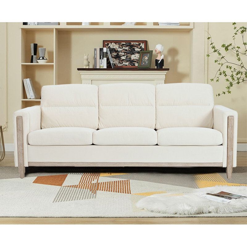 solid wood sofa 3 seater