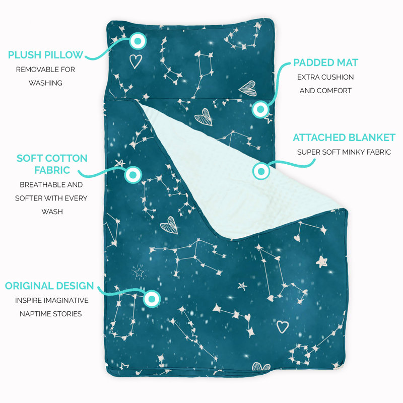 Jumpoff Jo Toddler Nap Mat - Night Sky | Wayfair