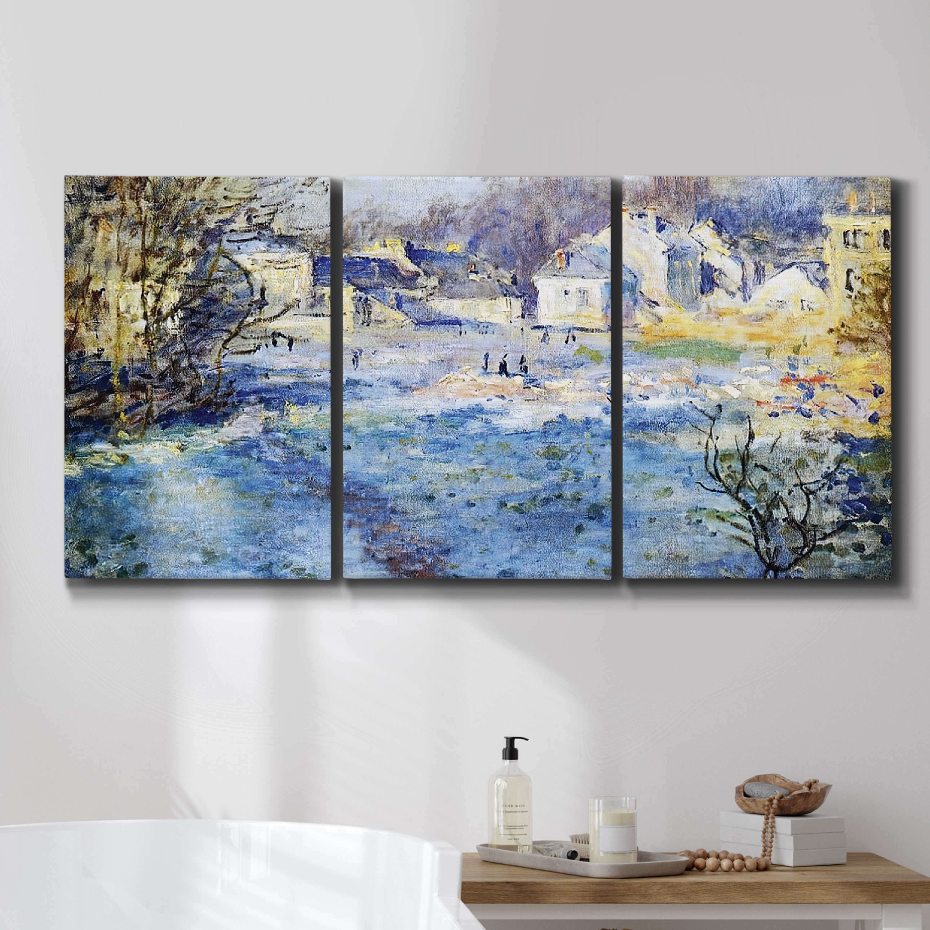 Wildon Home® Blue Grotto II - 3 Piece Wrapped Canvas Print - Wayfair Canada