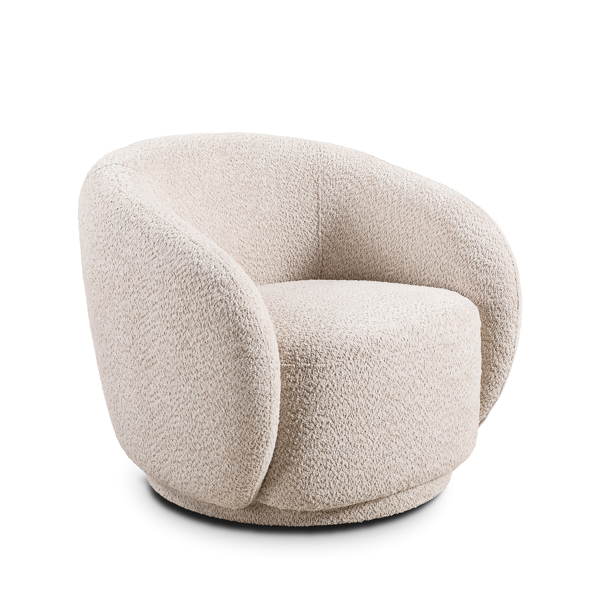 Red Barrel Studio® 2Pcs Swivel Chairs, Boucle Fabric Beautified Chair ...