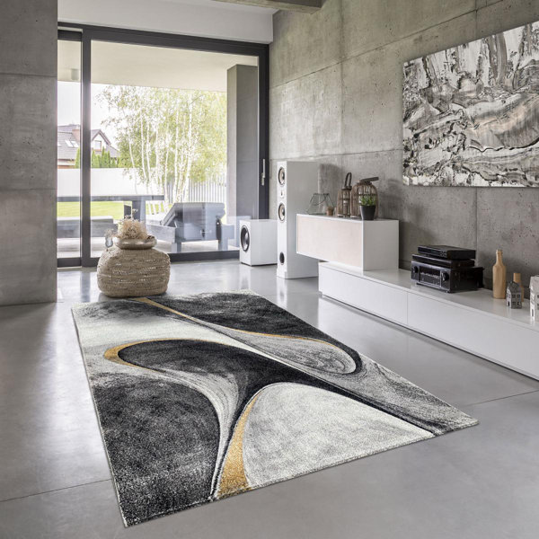 Ebern Designs Monarch Grey Rug | Wayfair.co.uk