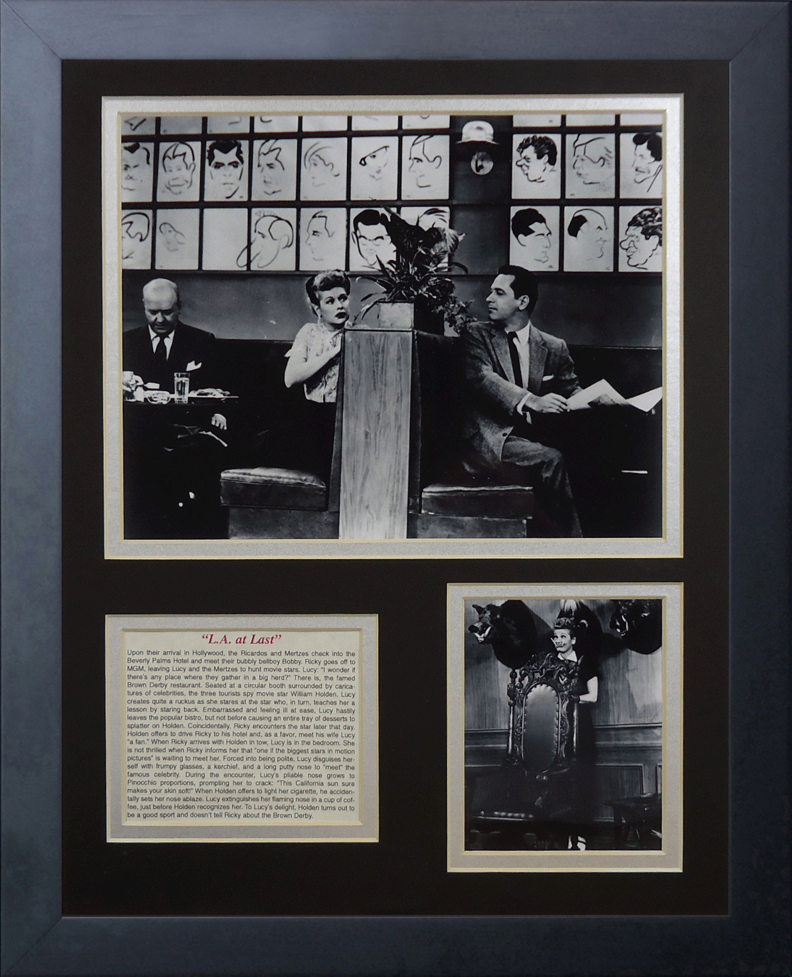 Legends Never Die I Love Lucy Framed Memorabilia | Wayfair