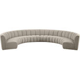 Meridian Furniture USA Infinity 3 - Piece Upholstered Sectional | Wayfair