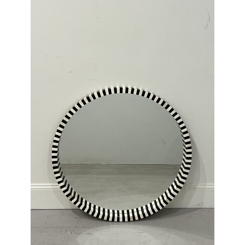 Joss & Main Tryston Bone Wall Mirror | Joss & Main