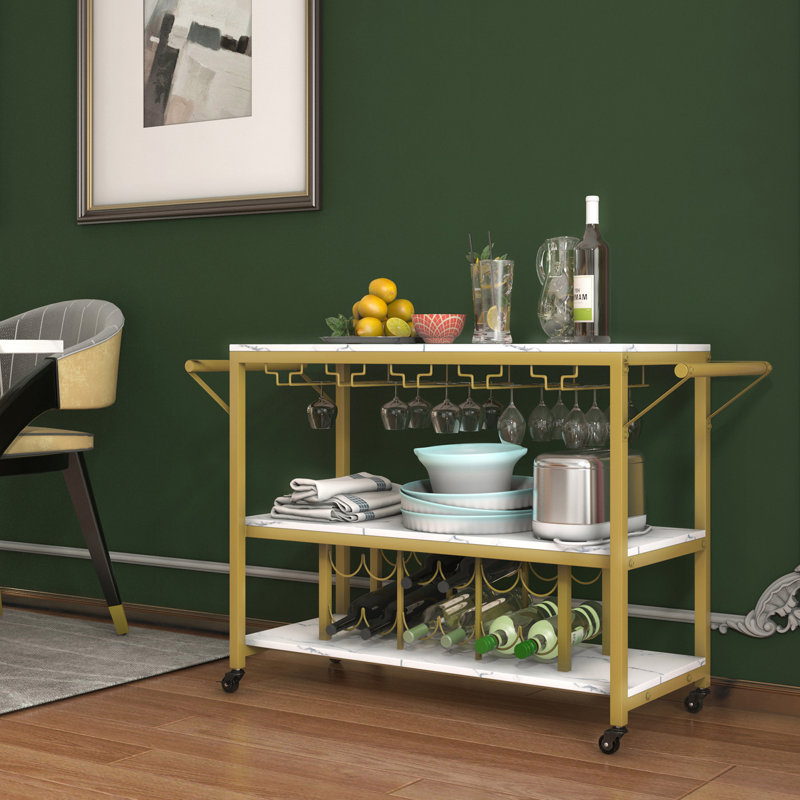 Everly Quinn Marili Bar Cart | Wayfair