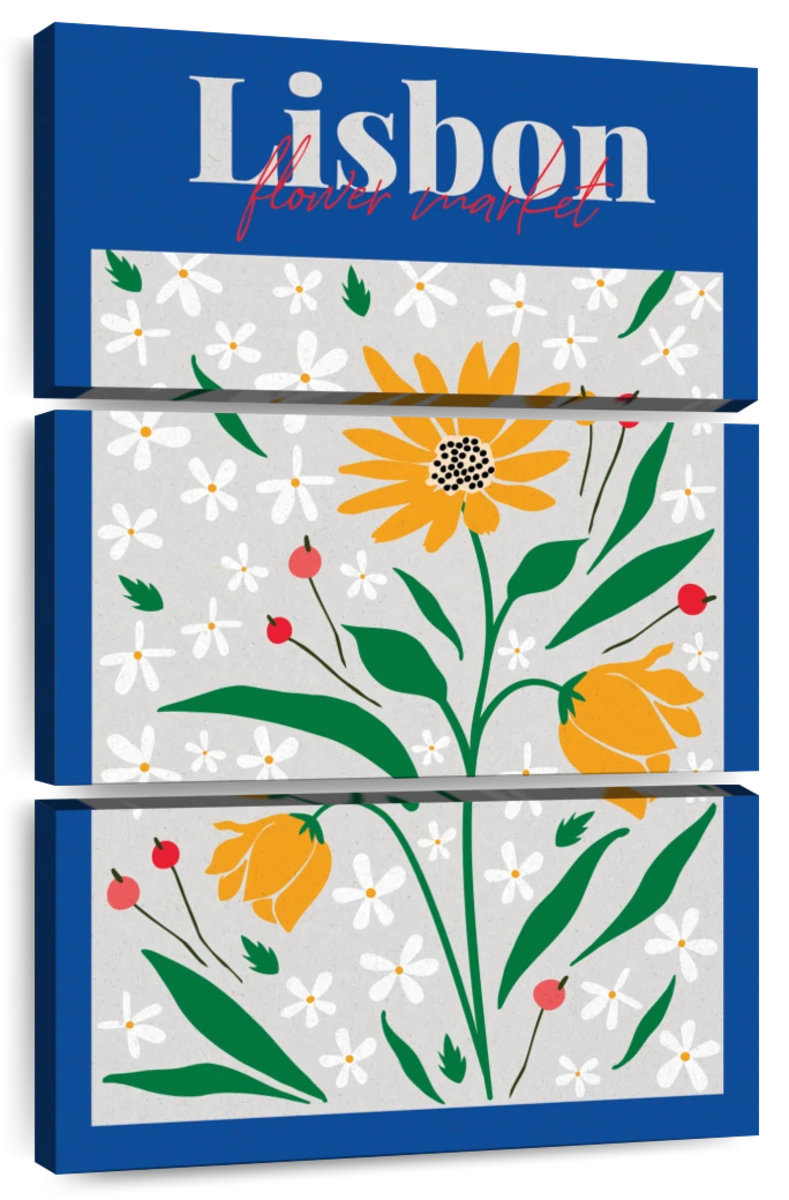 Lark Manor™ Harnek Lisbon Flower Market Poster | Wayfair