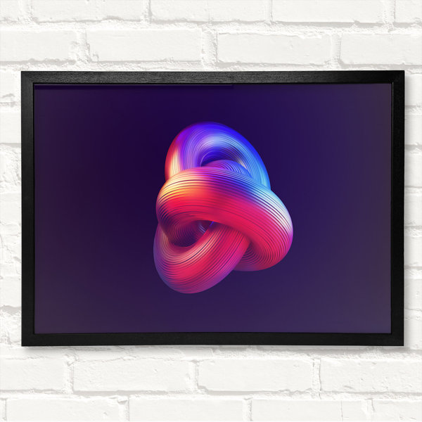 Latitude Run The Twisted Tube - Closed Corner Frame Print on Wood ...