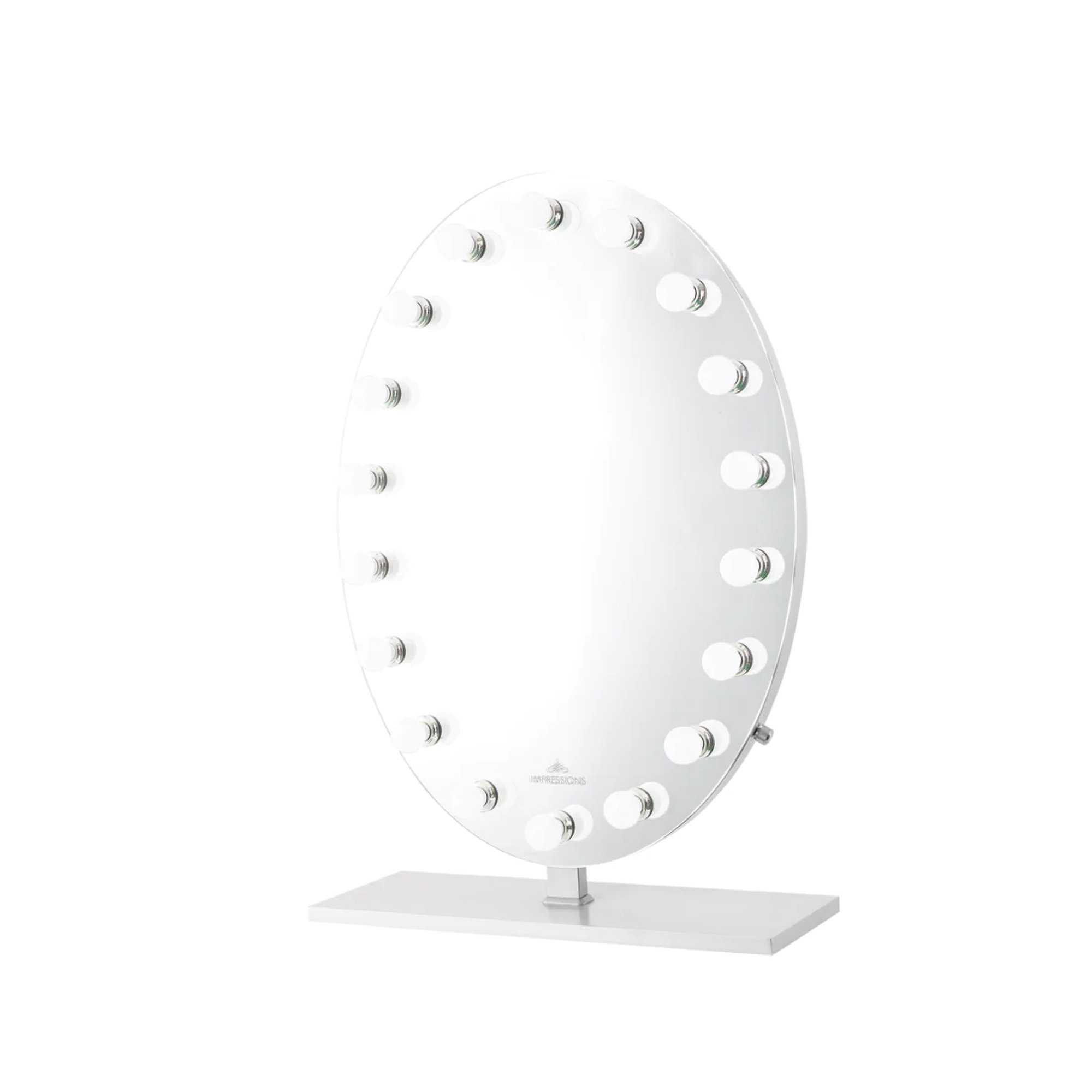 IMPRESSIONS VANITY · COMPANY Heiress Pro LED Makeup Mirror, Oval ...