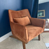Wade Logan® Hoffmann Velvet Armchair & Reviews | Wayfair
