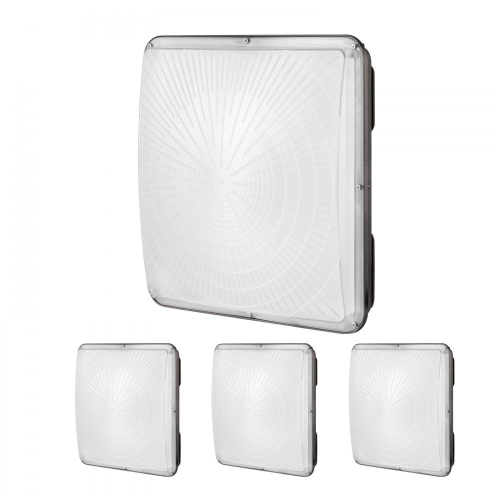 Stellweilan Tessberg 4 PCS LED Canopy Light 150W 16500LM 5000K Daylight ...