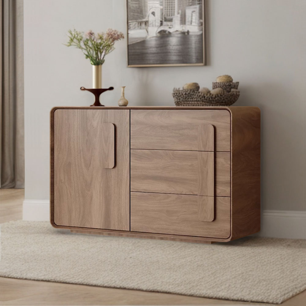 Loon Peak Solid wood modern simple sideboard cabinet - Wayfair Canada