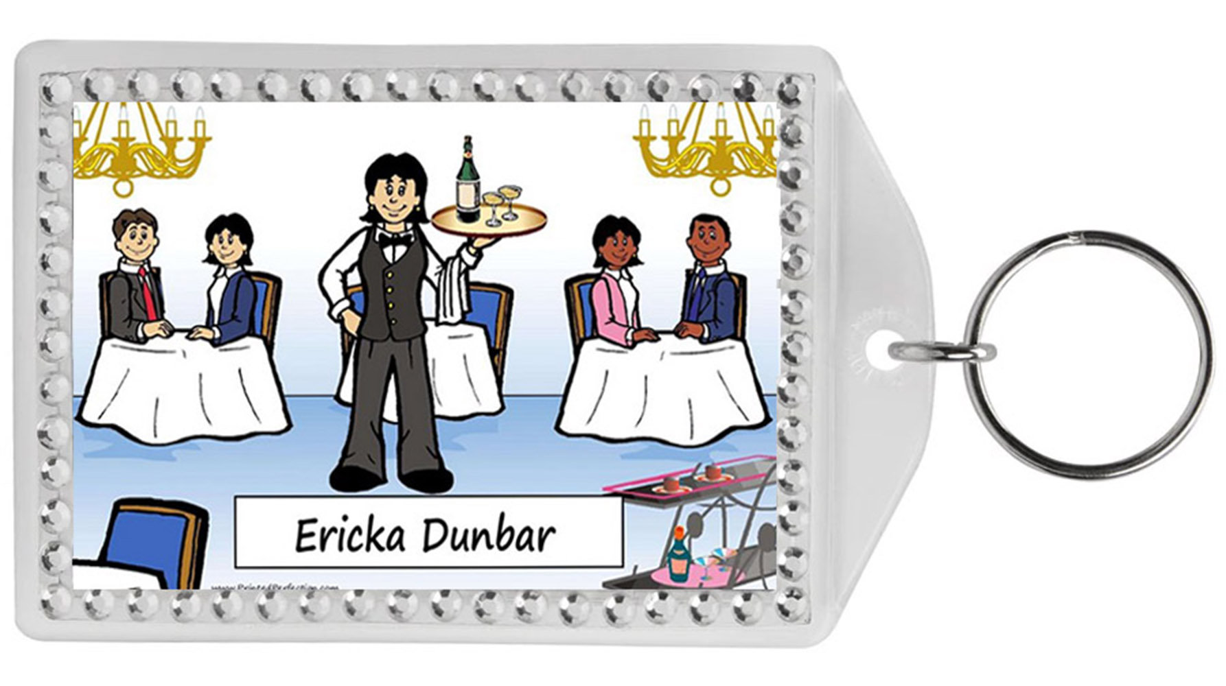 Printed Perfection Personalized Name That Toon Waitress, Formal Dining ...