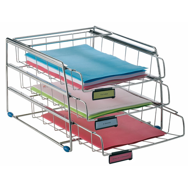 Alba 3 Sliding Front Load Letter Tray | Wayfair