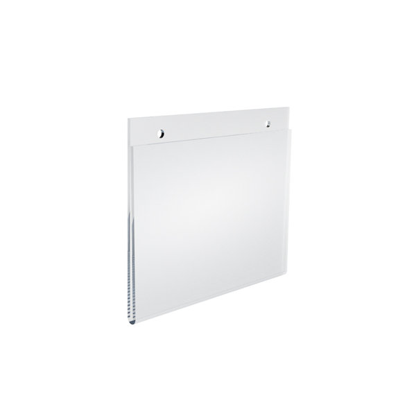 Azar Displays Clear Acrylic Wall Hanging Frame 7" Wide x 5'' High ...