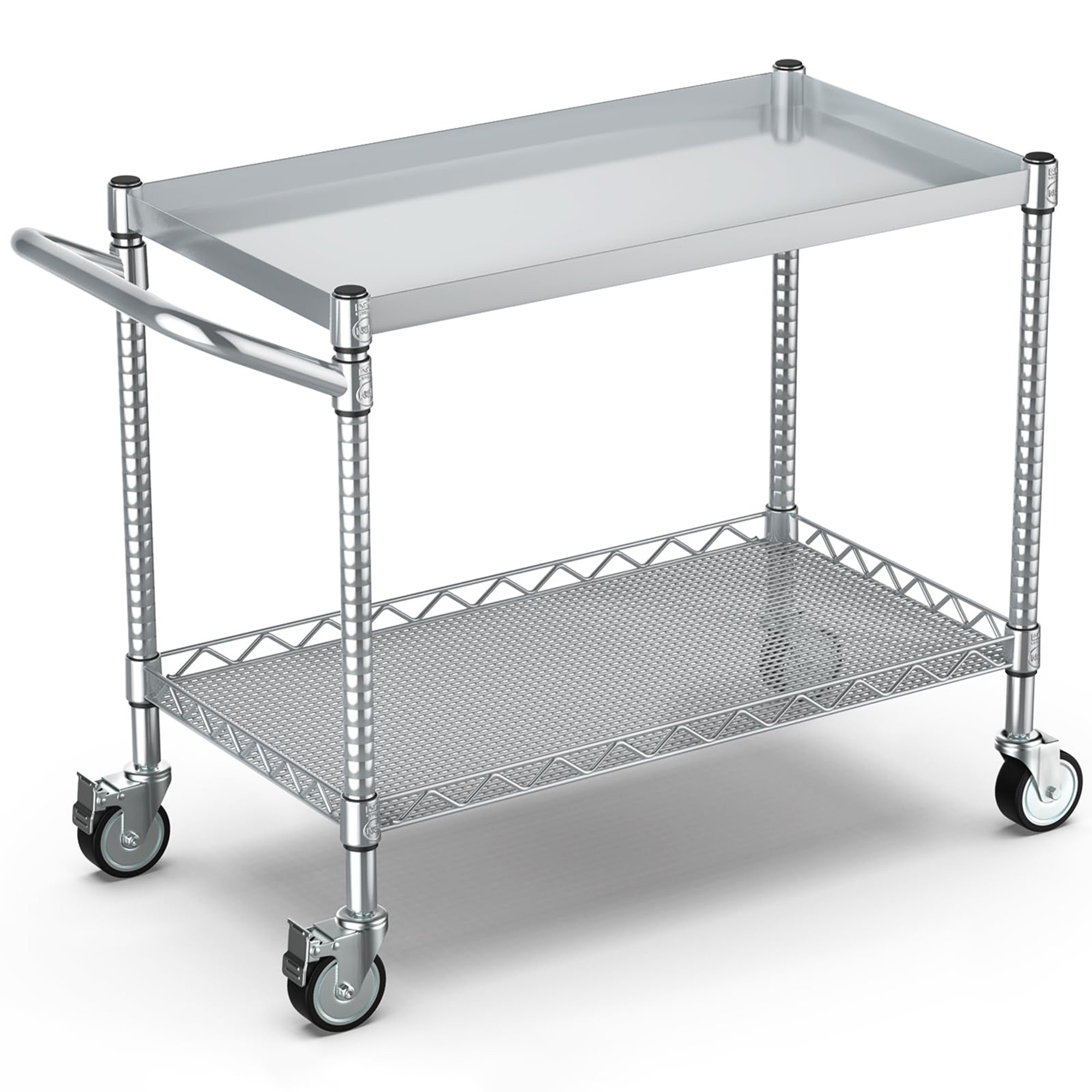 BINNBOX 2 Tier Utility Cart with Wheels | Wayfair