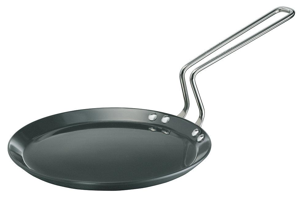 Futura Hard Anodised Flat Tava Griddle with Steel Handle | Wayfair