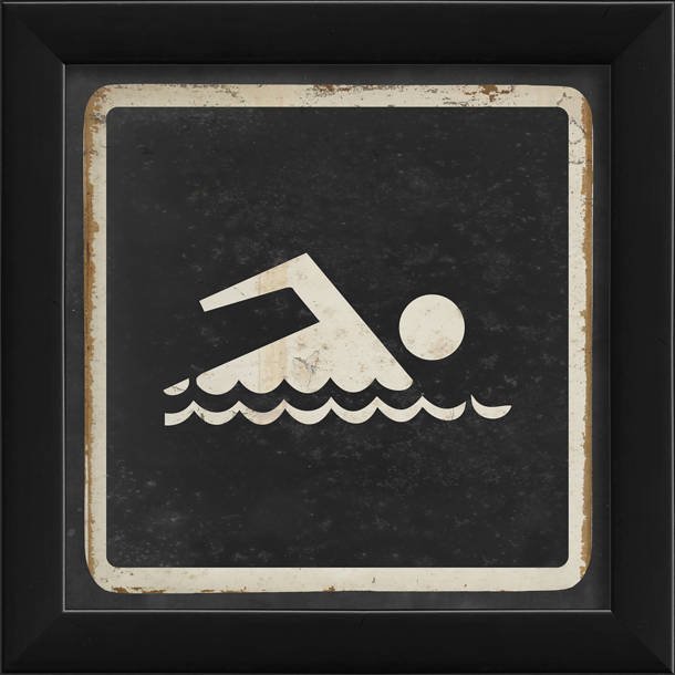 The Artwork Factory Sign Framed Modern & Contemporary On Paper | Wayfair