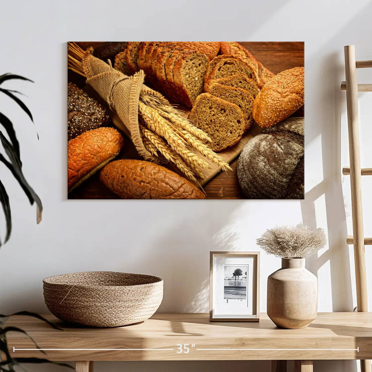 Ebern Designs Yarlin Rustic Bread Display | Wayfair