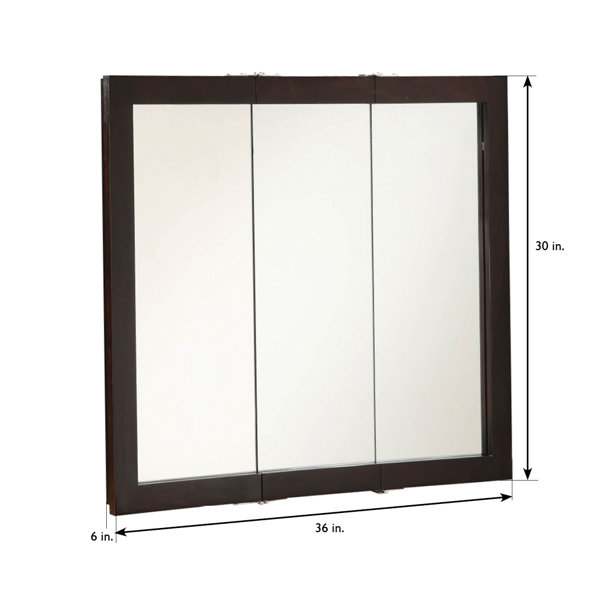 Winston Porter Searle Medicine Cabinet - Bathroom Wall Cabinet with ...