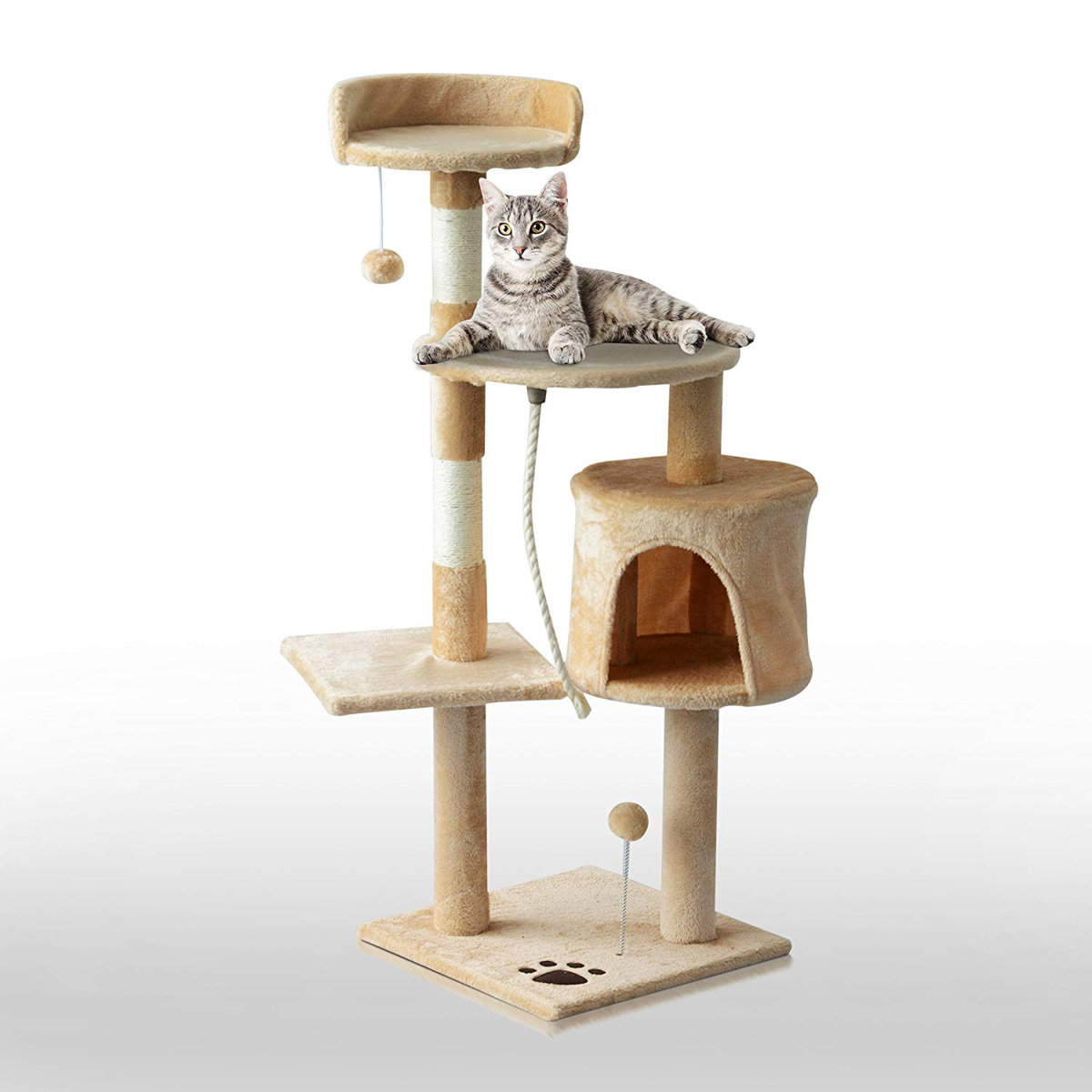 PawHut 114cm Cat Tree & Reviews | Wayfair.co.uk