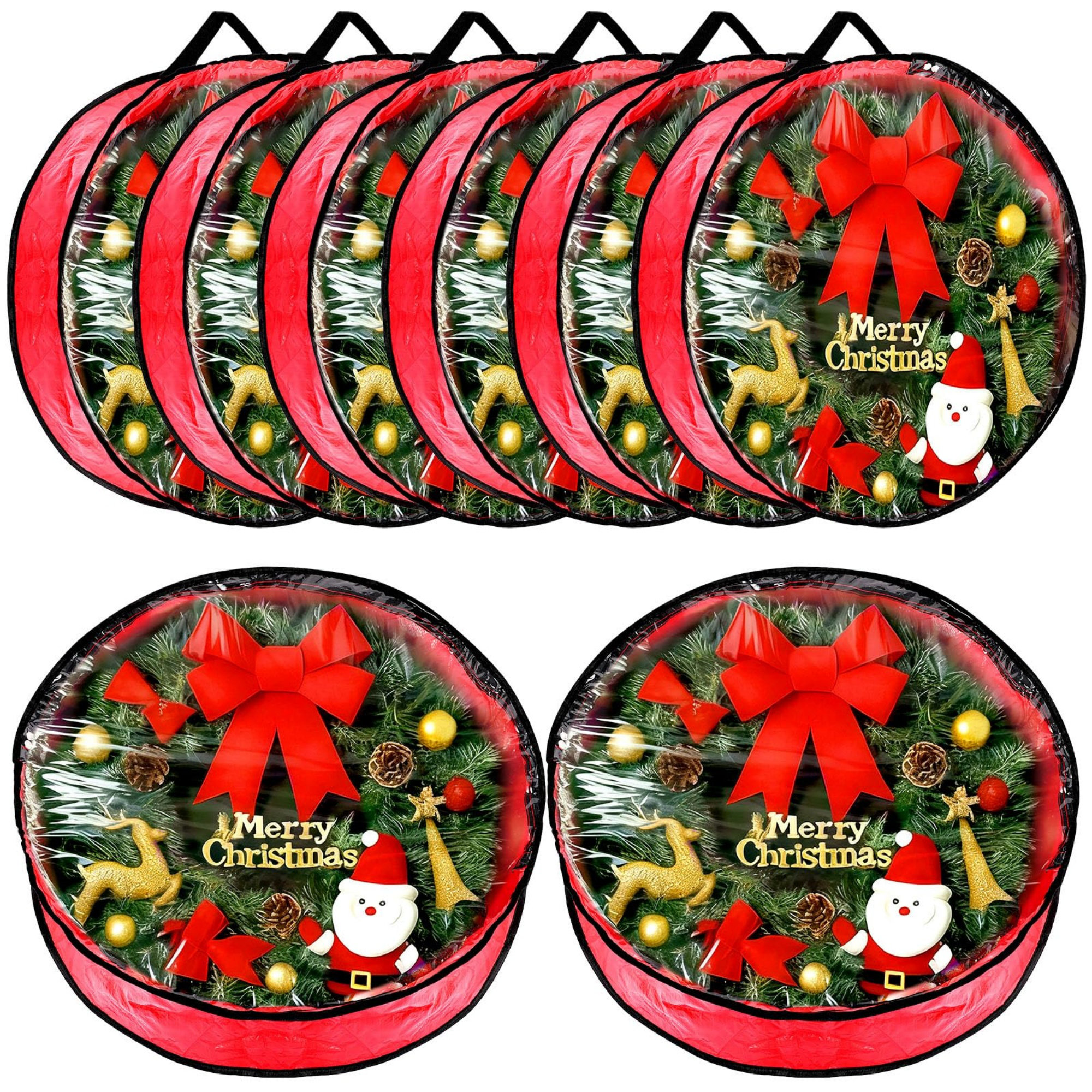The Holiday Aisle® Wreath Storage Container Bag 24 Inch Christmas ...