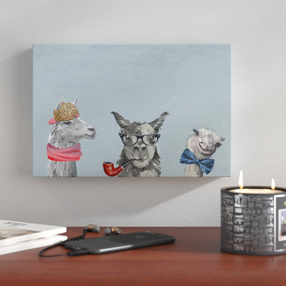 Wrought Studio™ Wimmer 'Indubitably IV' Print on Wrapped Canvas | Wayfair