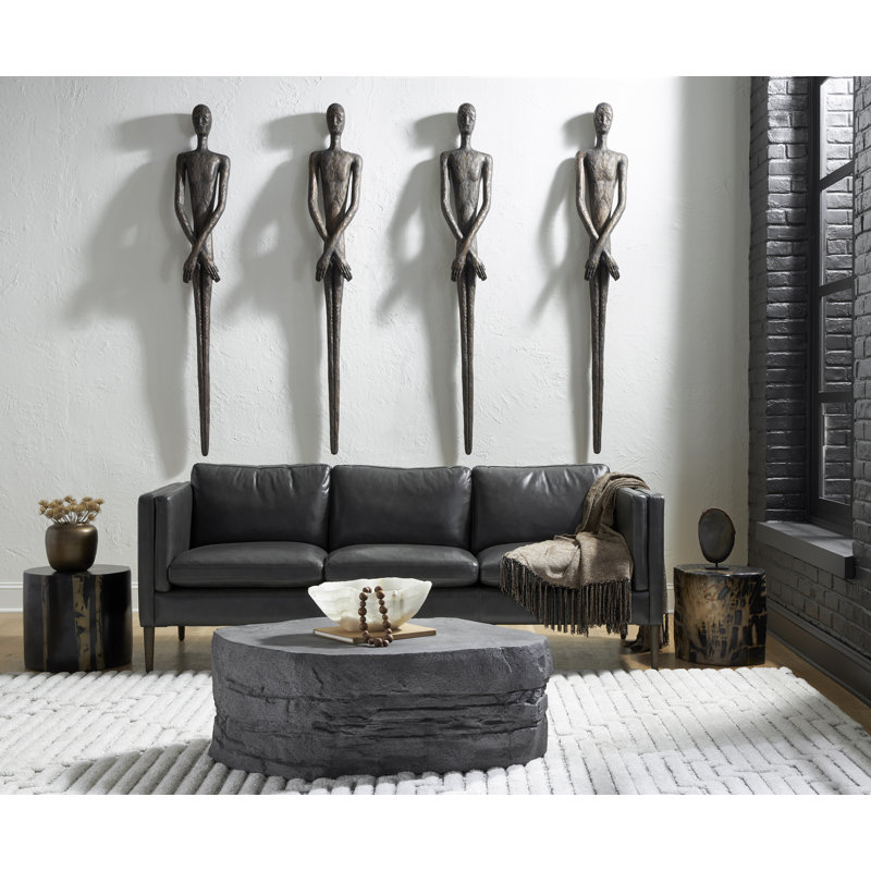 Phillips Collection Grand Canyon Coffee Table, Slate Gray | Wayfair