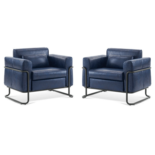 Blue Waiting Room & Reception Chairs You'll Love | Wayfair