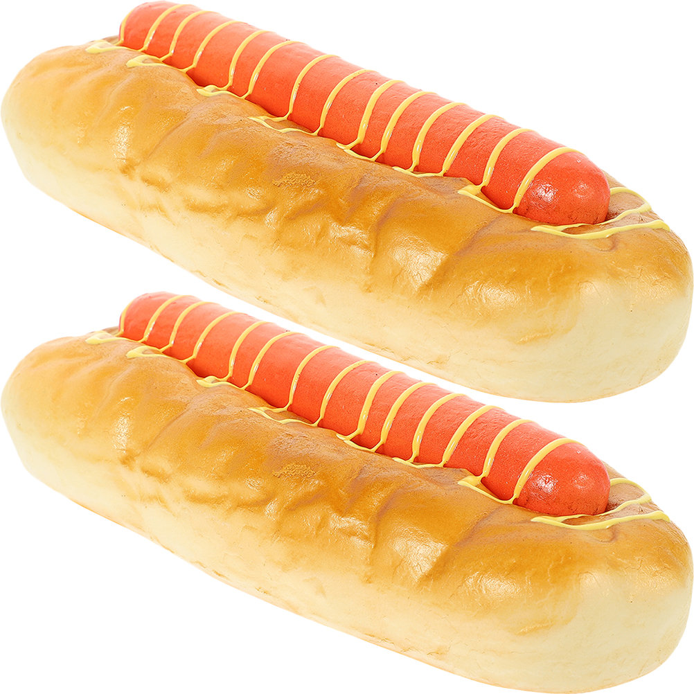 Prep & Savour 2Pcs Simulated Burger Model Food Model Shot Props Fake ...