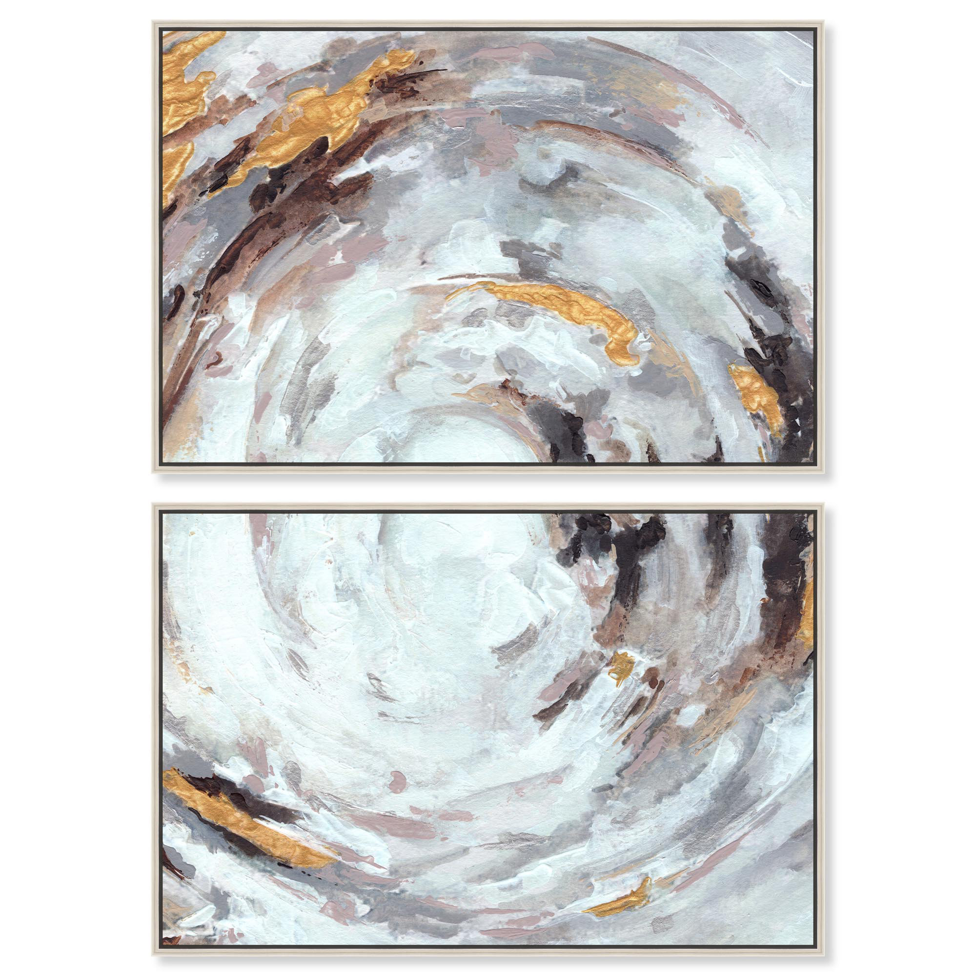 Art Remedy Cyclone Art Canvas Set of 2 Digital Abstract by Art Remedy ...