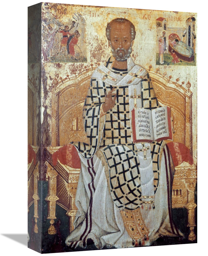 East Urban Home 'Saint Nicolas' Print on Canvas | Wayfair