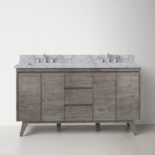 Modern Double Bathroom Vanities | AllModern