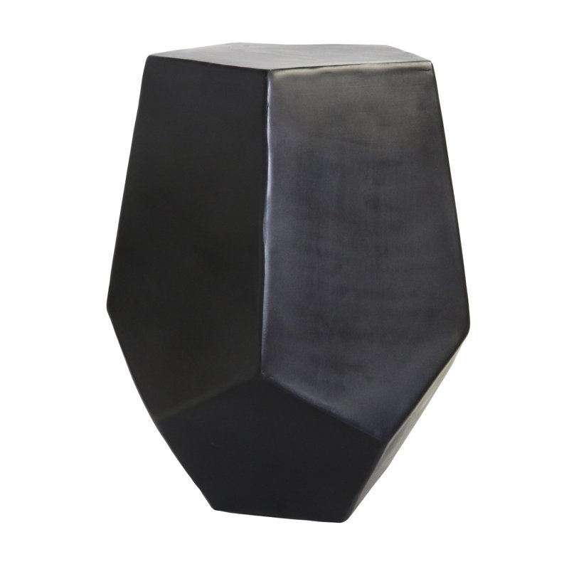 17 Stories Abstract Metal Side Table | Wayfair