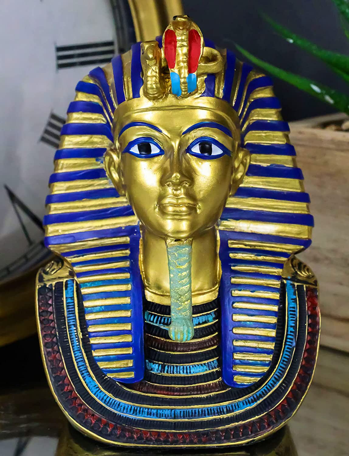 Bungalow Rose Ebros Small Golden Cobra And Vulture Nemes Mask Of ...