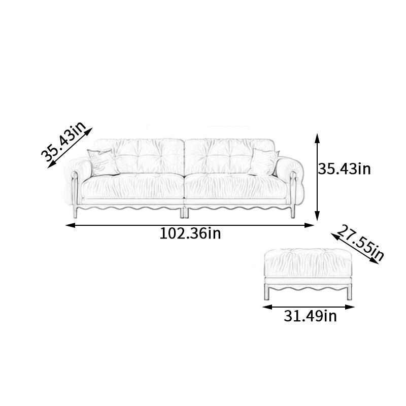 Danbenla design Japanese style log small living room sofa. | Wayfair