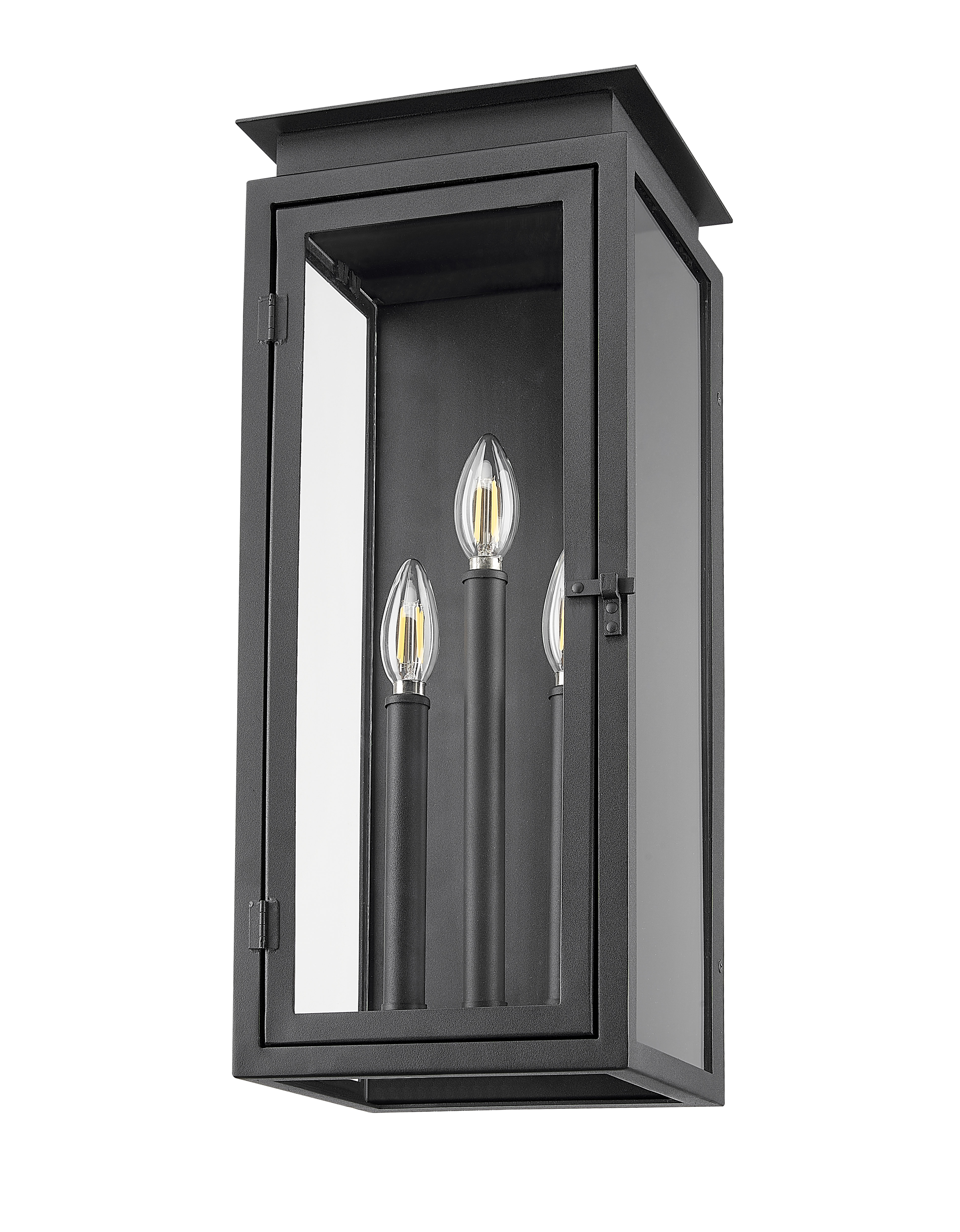 17 Stories Olsen 3 Light Outdoor Wall Light | Wayfair