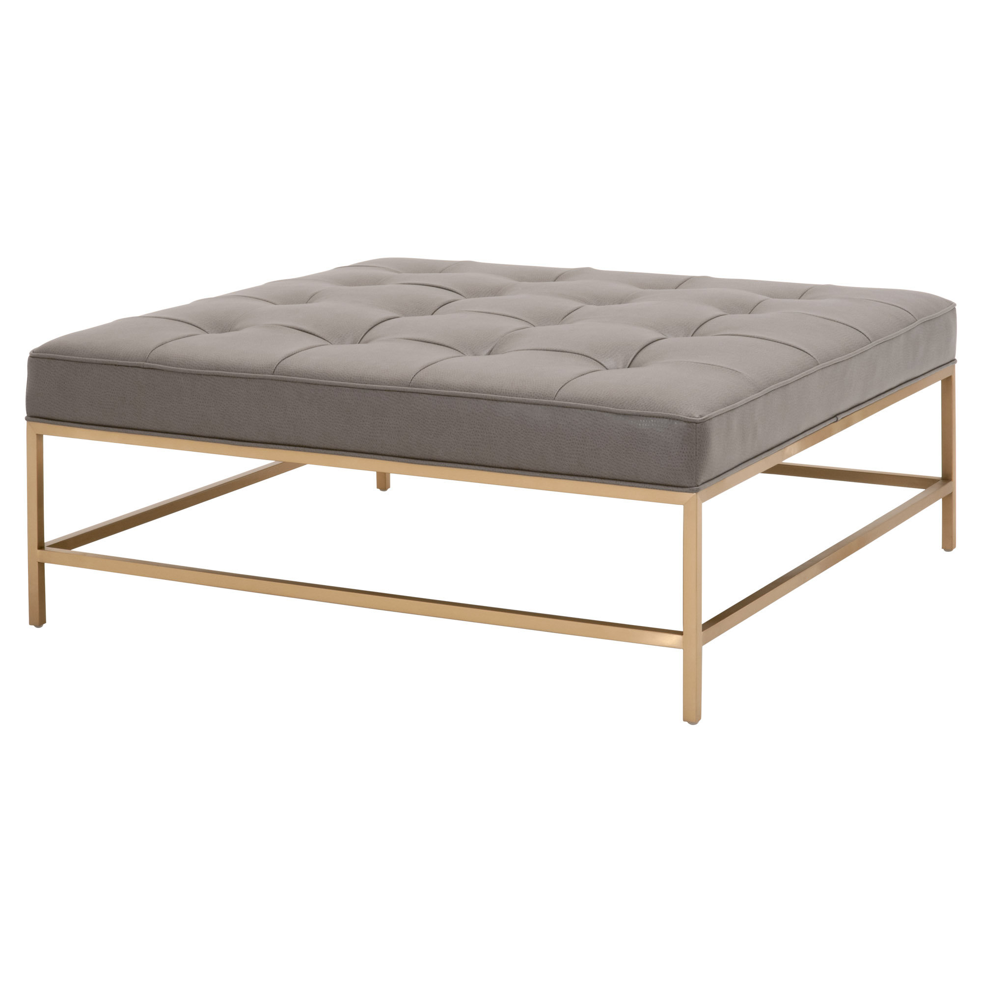 Orient Express Furniture Stitch & Hand Ore Grey Synthetic And Brushed ...