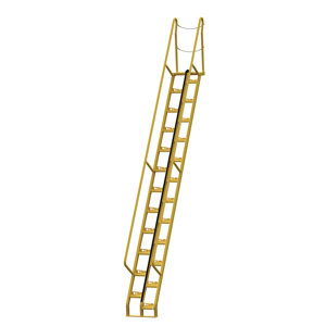 Vestil 17.53' Steel Straight Ladder | Wayfair