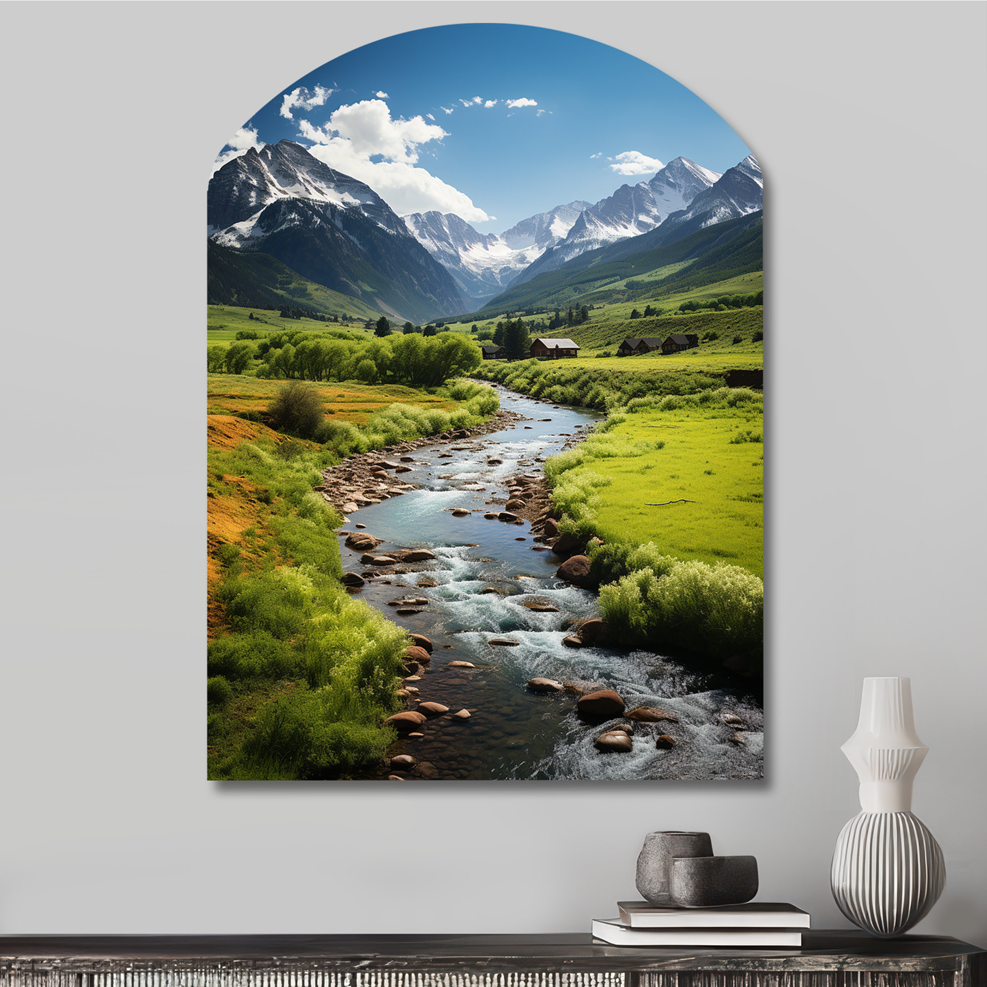 Millwood Pines Colorado Landscape I - Arch Colorado Metal Wall Art ...