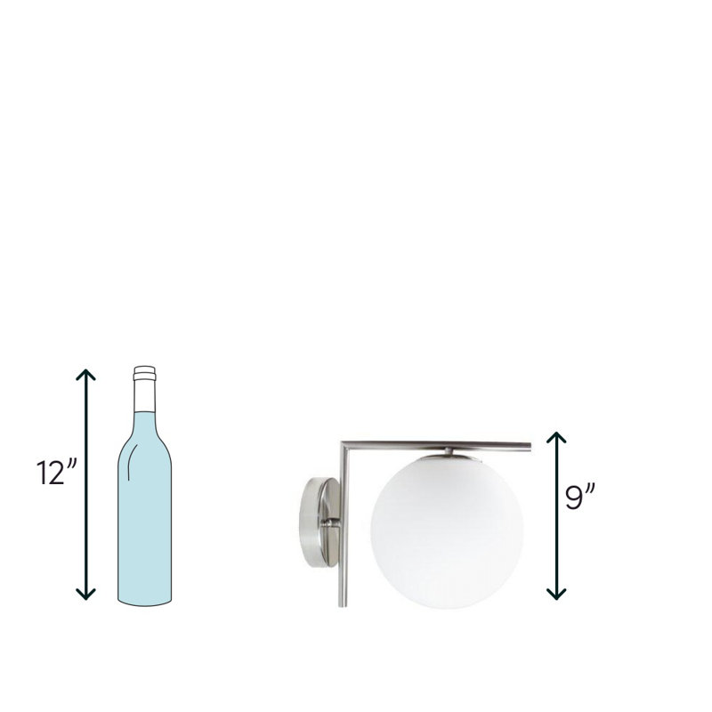 George Oliver Mertens 1 - Light Dimmable Armed Sconce "& Reviews" | Wayfair