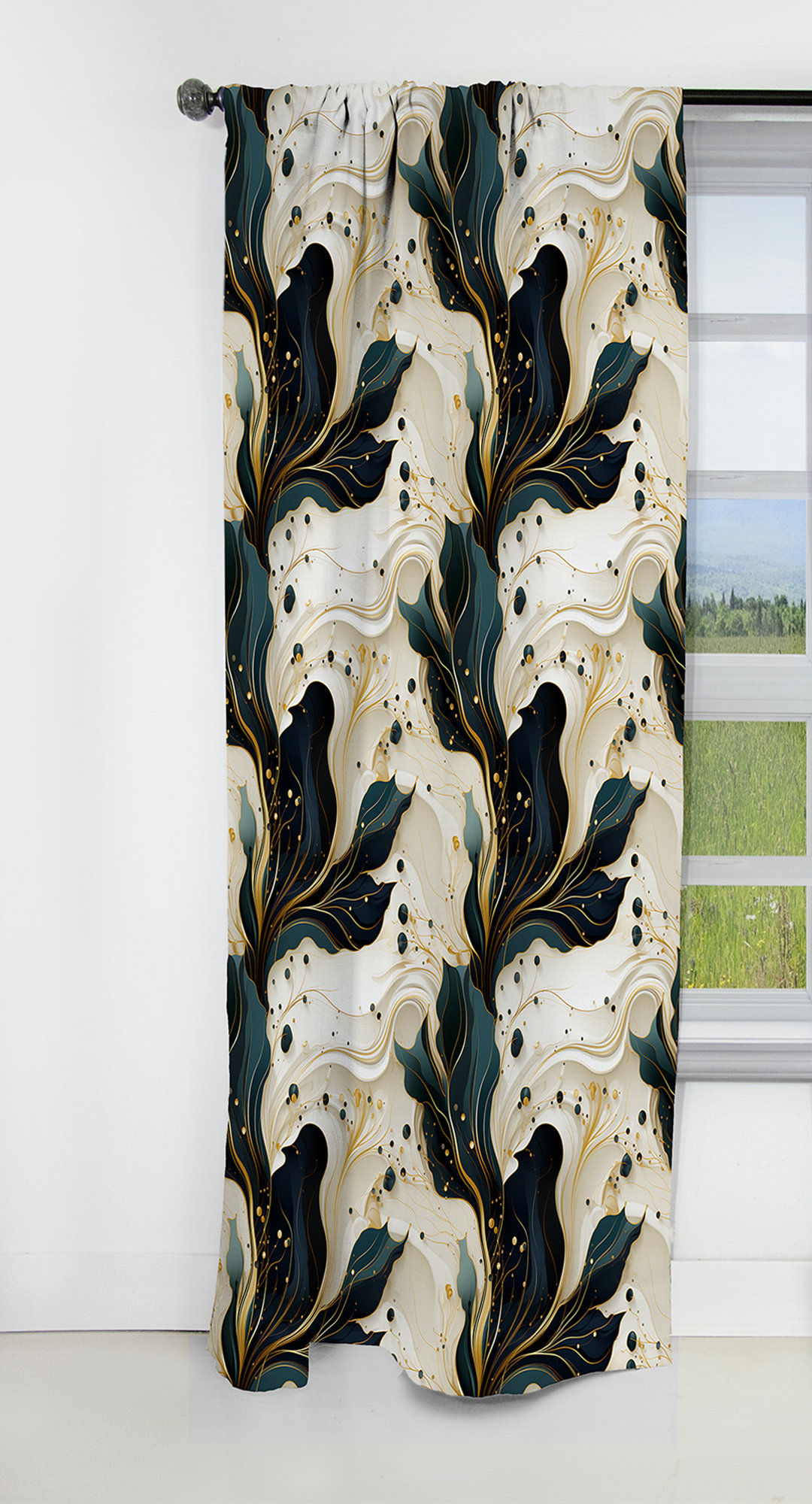 Design Art Liquid Ink Marble Pattern - Abstract Marble Curtain ...