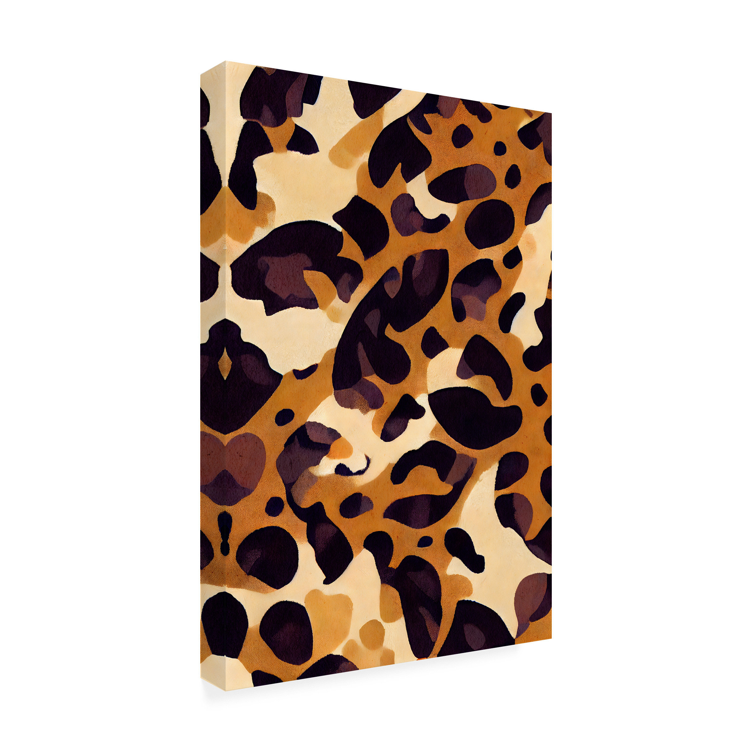 Mercer41 Gurfateh Leo Pattern Framed On Canvas Print | Wayfair