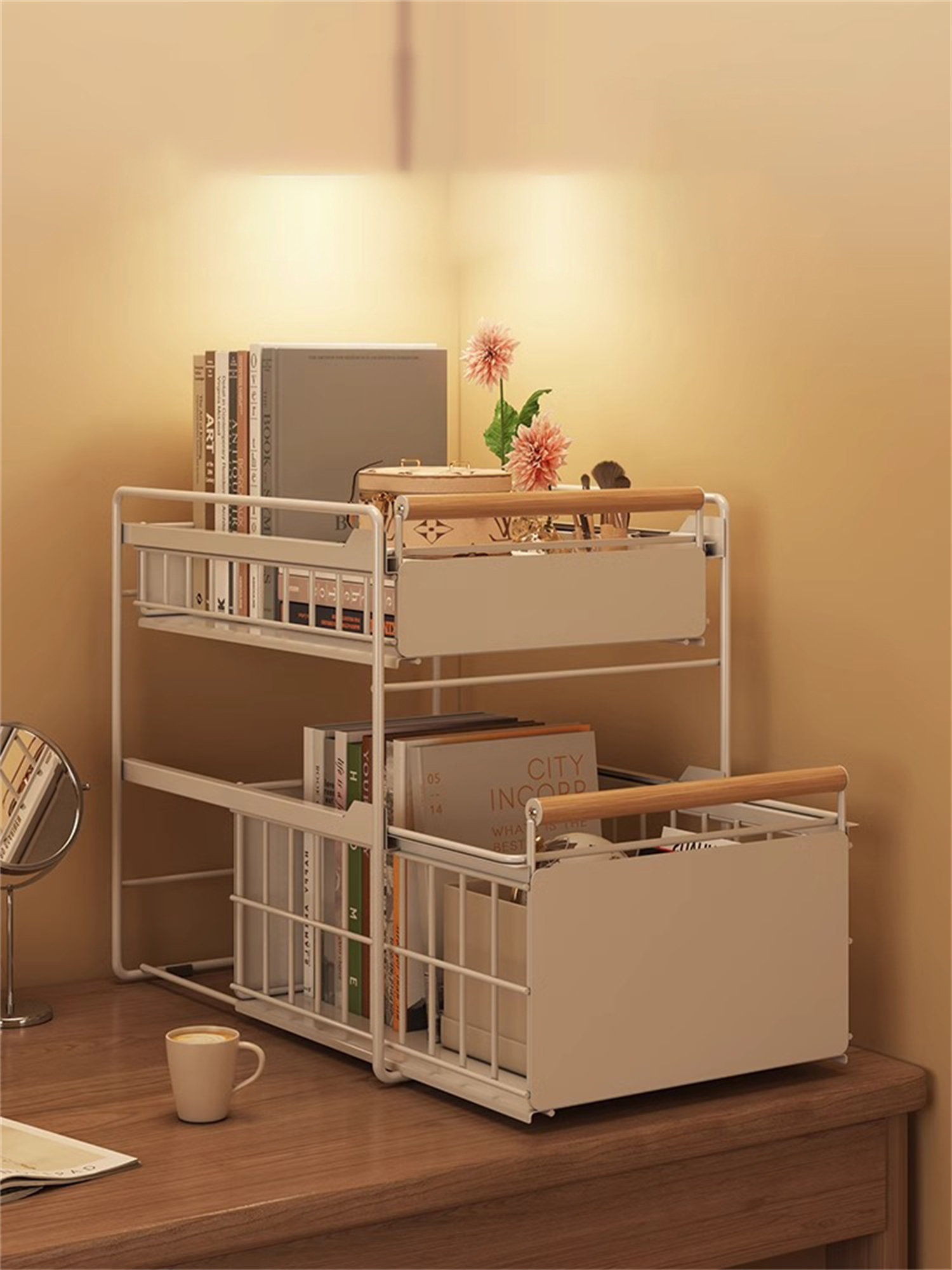 Wildon Home® Desktop Bookcase, Office Desktop Storage Rack - Wayfair Canada