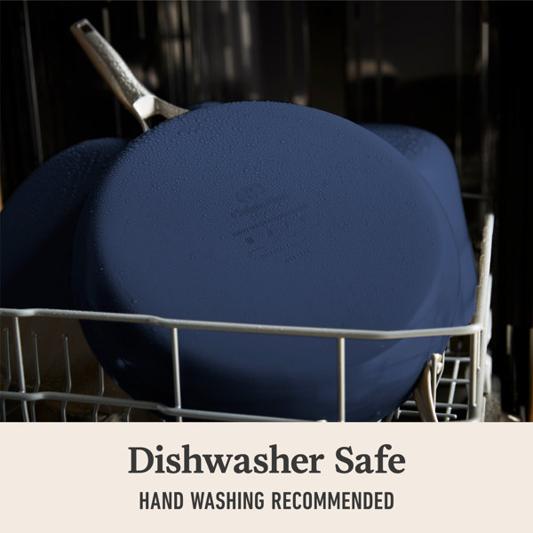 Calphalon Premier Ceramic Nonstick 12" Frying Pan with Lid, Midnight ...