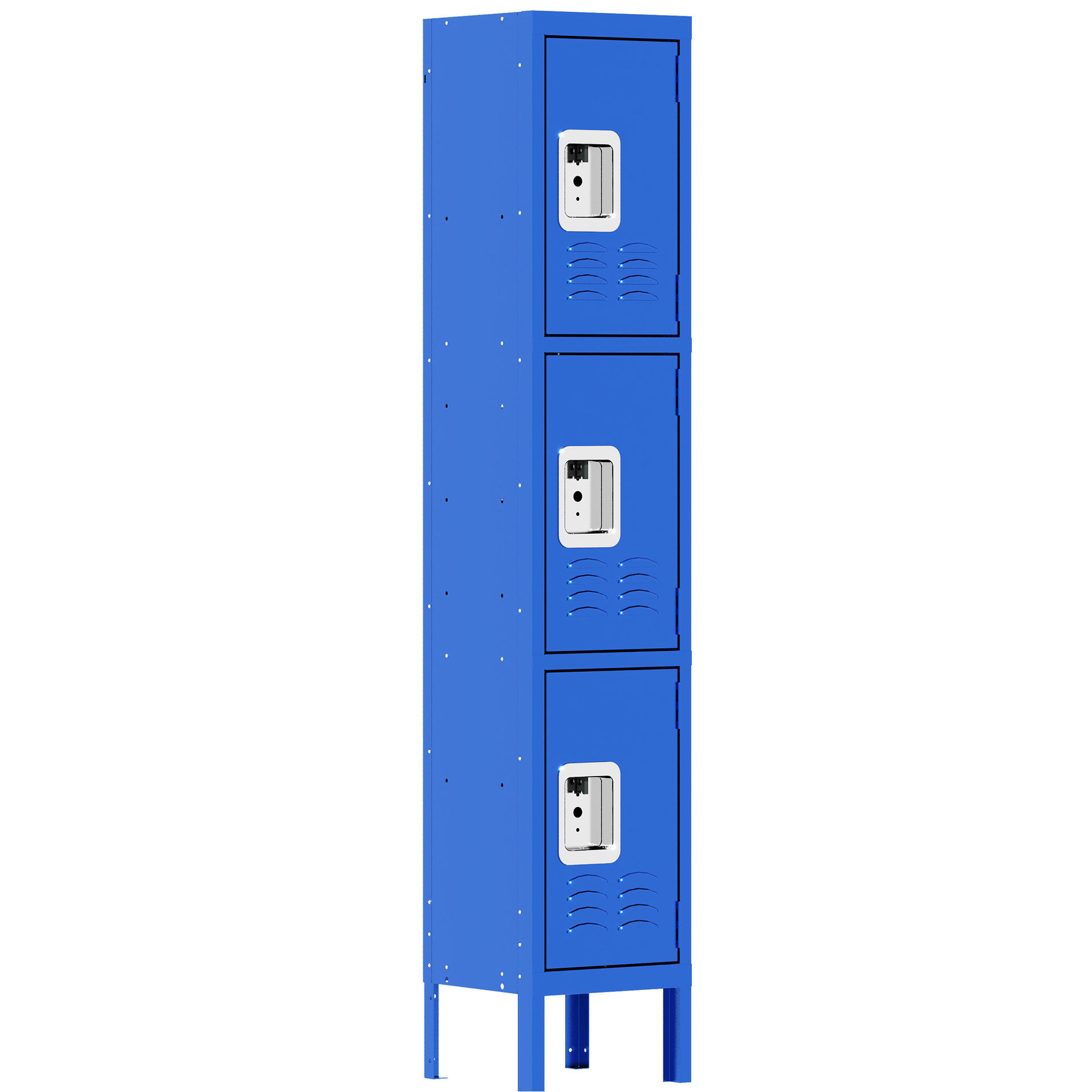Ebern Designs 66" Blue Metal Locker For Office And High Gym Employee ...