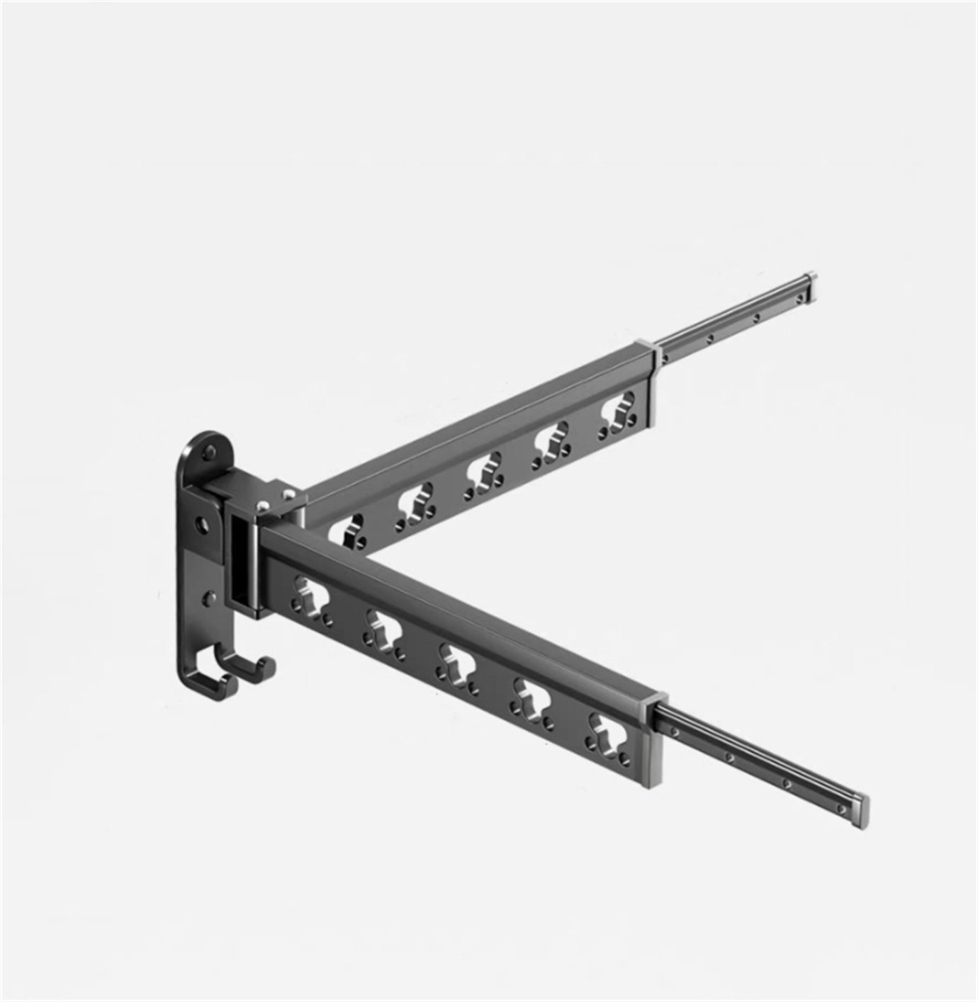 Thrones Designs Flexihang Wall-Mounted Retractable Clothes Rack | Wayfair